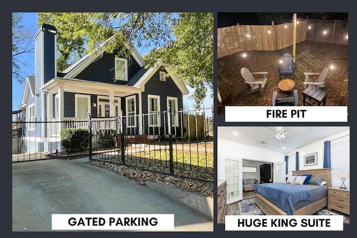 Gated Driveway, King Suite Near Benz, Tech,midtown - Atlanta, GA