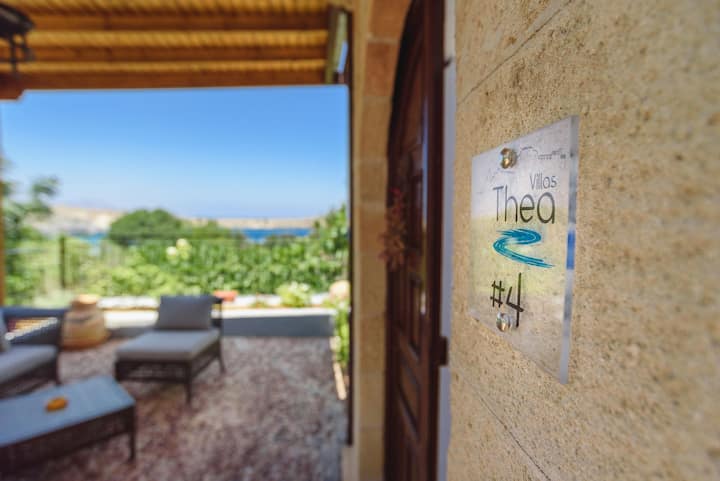 R 513 Nice Villa With Barbecue With Daily Maid Service - Lindos