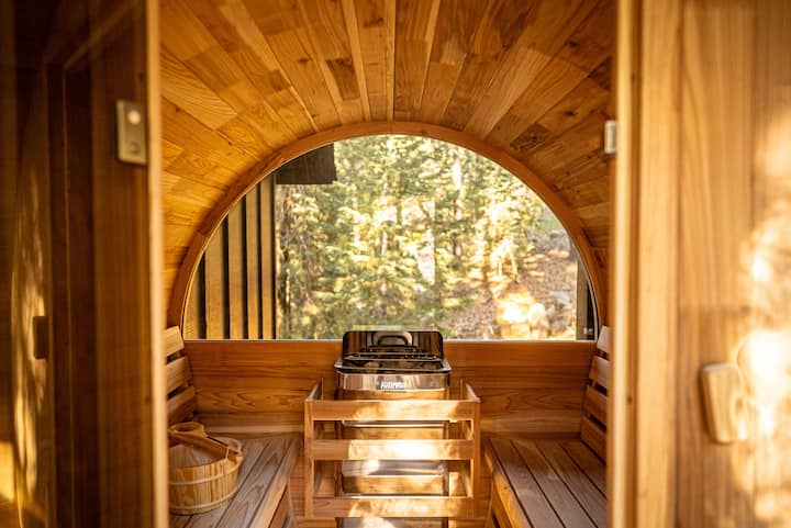 Mid-century Perfect Romantic Getaway Hot Tub|sauna - California