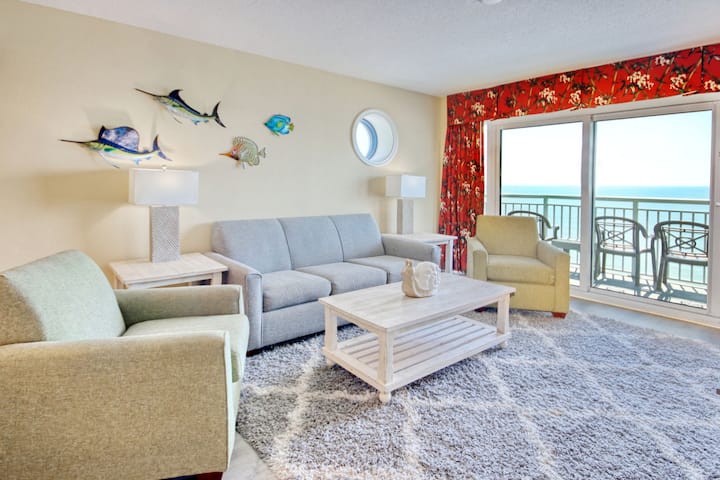 Last Minute Rate, Direct Oceanfront 4br/3ba, Sleep 16, Central Location - Myrtle Beach, SC