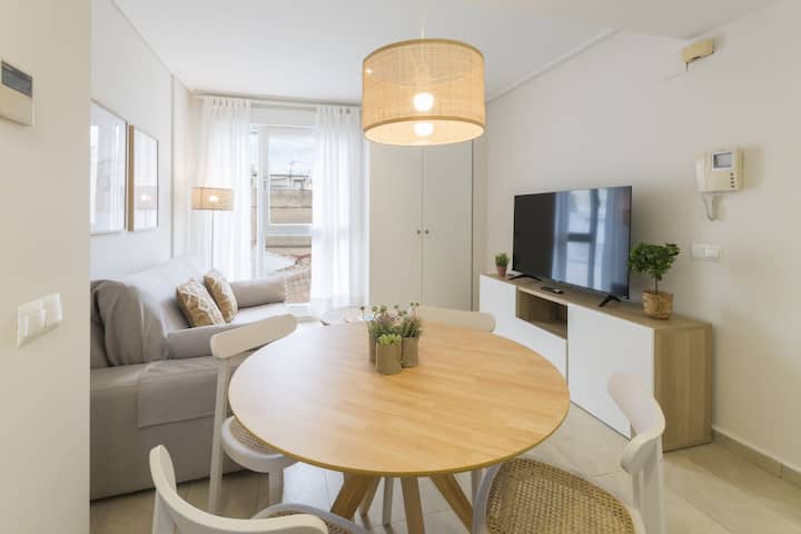 Elegante Apartamento Familiar De 2 Dormitorios. Wi - Gandie