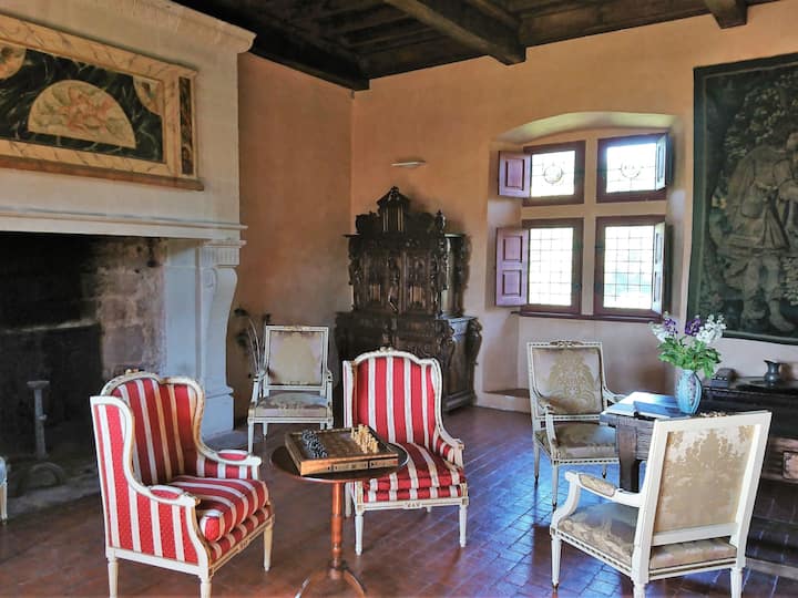 Château La Servayrie - Chambre Apollon - Conques