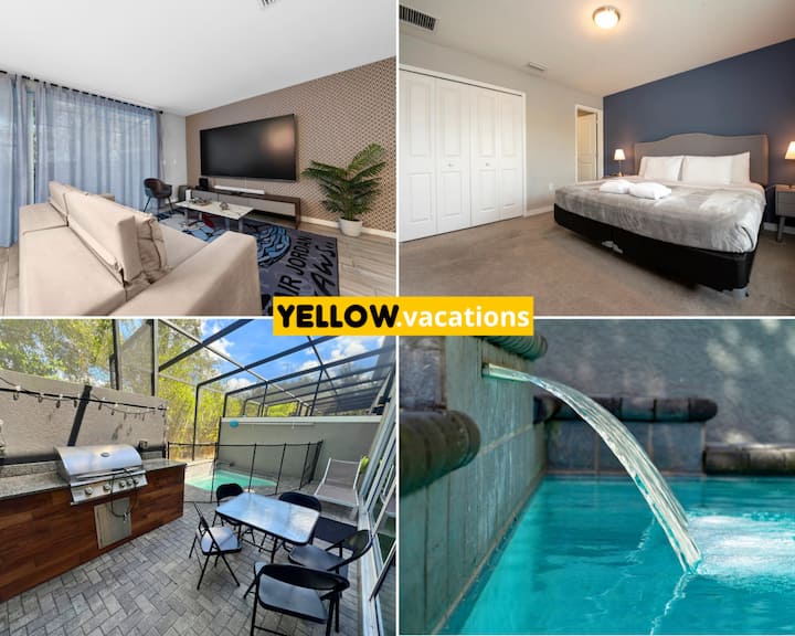 4 Bd Amazing Home W/pool&bbq - Minutes From Disney - Kissimmee