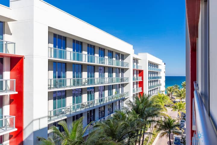 Hollywood Beach Broad–walk| Pool+ Gym & Hot Tub - Hollywood