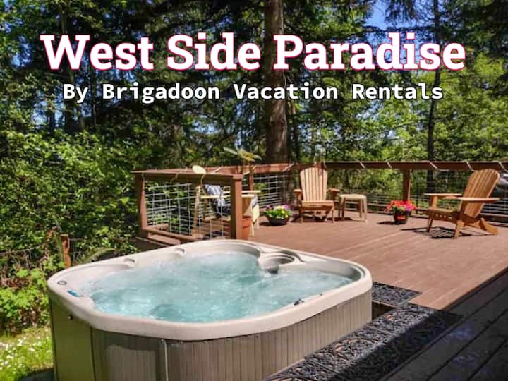 Ws Paradise: Tranquil Woodsy Escape With Hot Tub - Port Angeles, WA