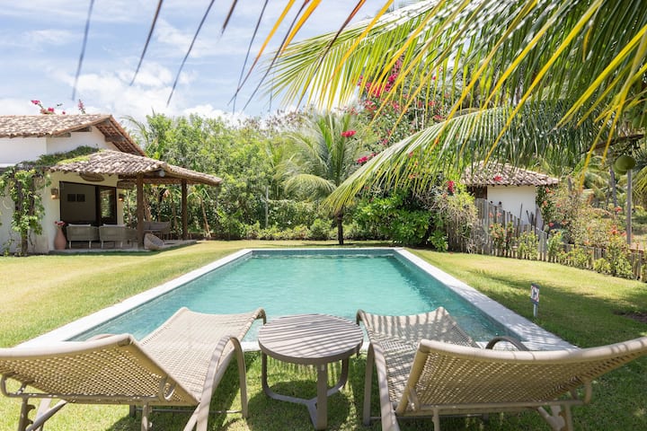 Nauê 2:casa Sofisticada à 30 M Da Praia C/serviço - São Miguel dos Milagres