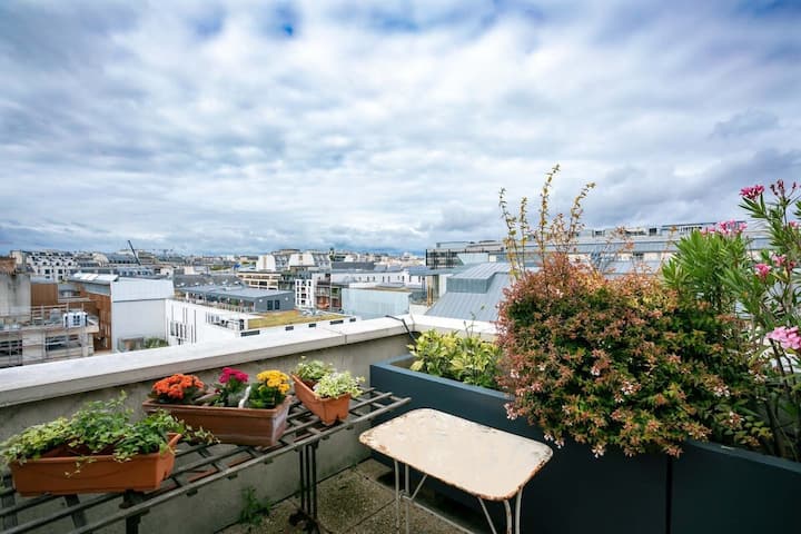 Amazing Flat Parc Monceau With Terrace - Paris