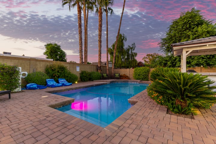 Resort-style Getaway | Pool, Spa & Fire Pit Haven - Phoenix, AZ