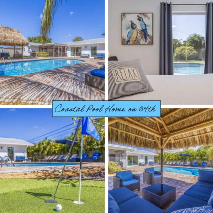 Coastal Pool Home  Heated Pool, Outdoor Lounge, Beach Gear & Short Drive To Irb - Madeira Beach, FL