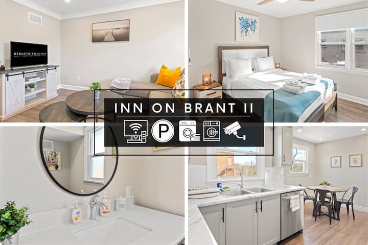 10 Min Walk To Dt, Stylish, Free Parking | Iob2 - Burlington