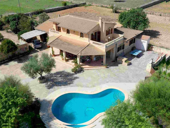 Encantadora Villa Con Piscina Cerca Can Picafort - Santa Margarita