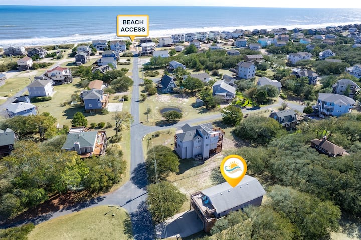 2010 Just Ducky * 4 Min Walk To Beach - Duck, NC