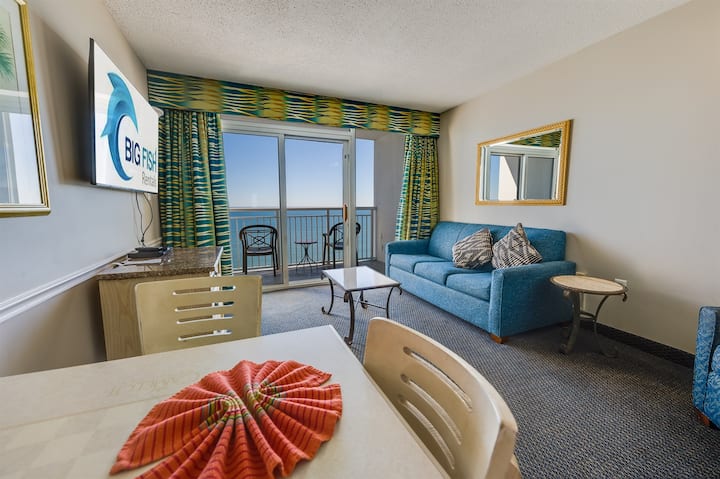 High Floor Direct Oceanfront With Heated Pools - Myrtle Beach, SC