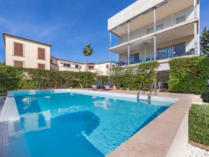 Modern Apartment With Terrace And Pool - Port de Pollença