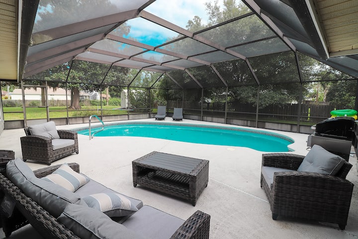 Maison-famille-salle De Bain-vue Sur Piscine-sandy - Palm Coast, FL