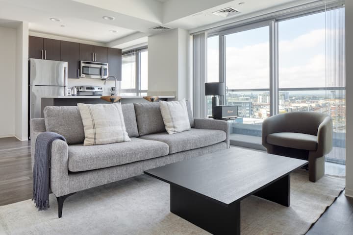 Blueground | E Cambridge, Laundry & Gym - Revere, MA