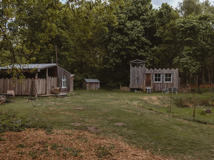 Cabin With Wood Fired Hot Tub - Norfolk