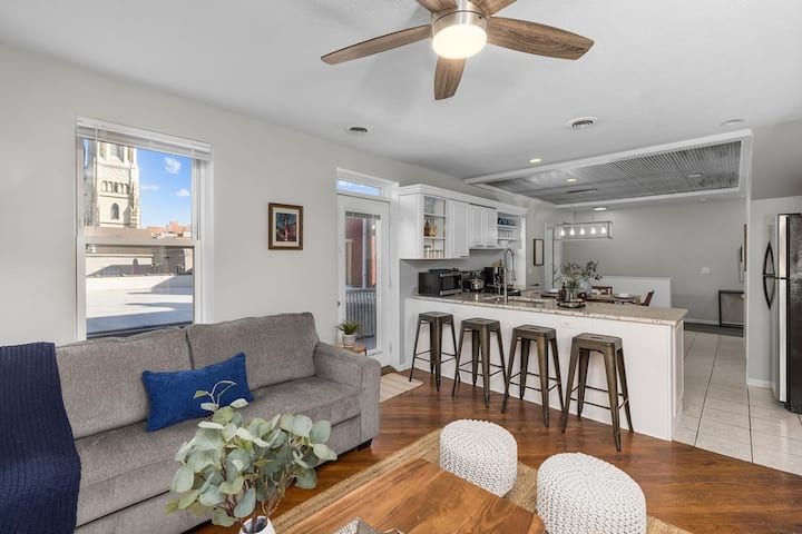 Historic Soulard King 2br Apt W/ Private Deck - St. Louis, MO