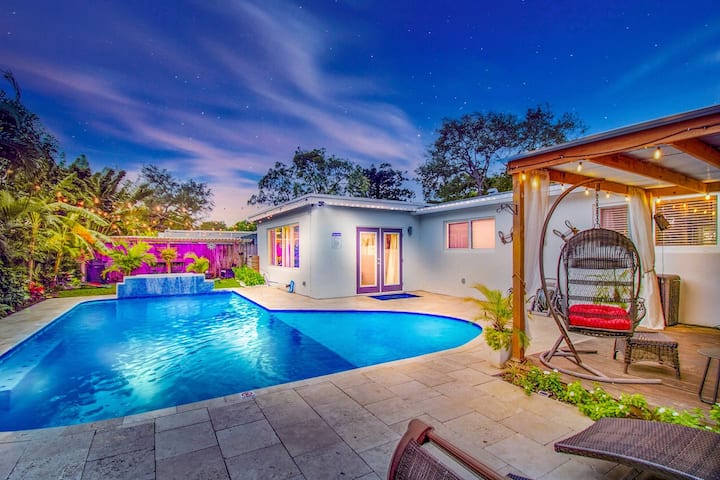 🌴3br Heated Pool Home | Airport/beaches/las Olas - Fort Lauderdale