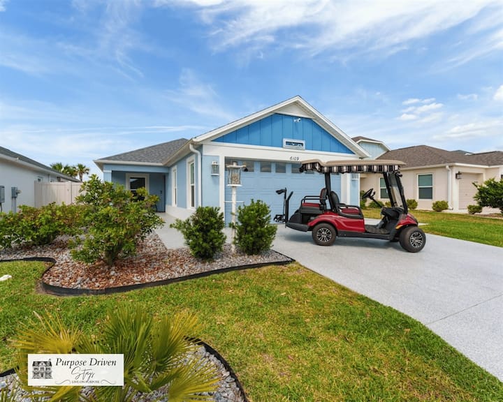 Big Blue~3 Bed, 2 Bath W/golfcart - Wildwood, FL