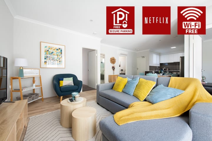 Bright Trendy 3br Apt - Walk To River & Shops - Mount Pleasant