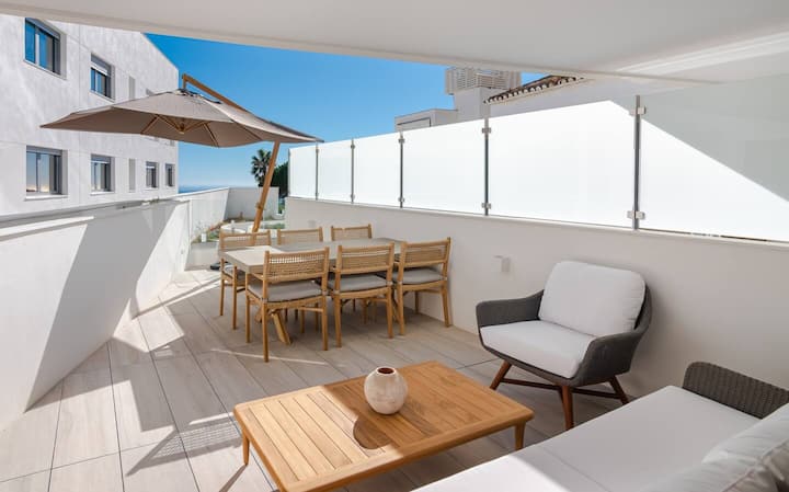 Luxury New Boho Style Apartment In Mijas Pueblo! - Mijas