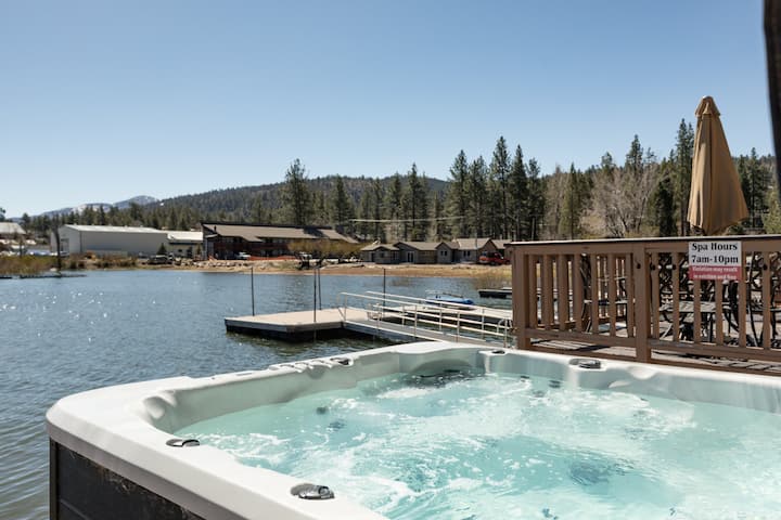 Lakefront Fall Cabin W Private Dock & Hot Tub - Big Bear Lake, CA