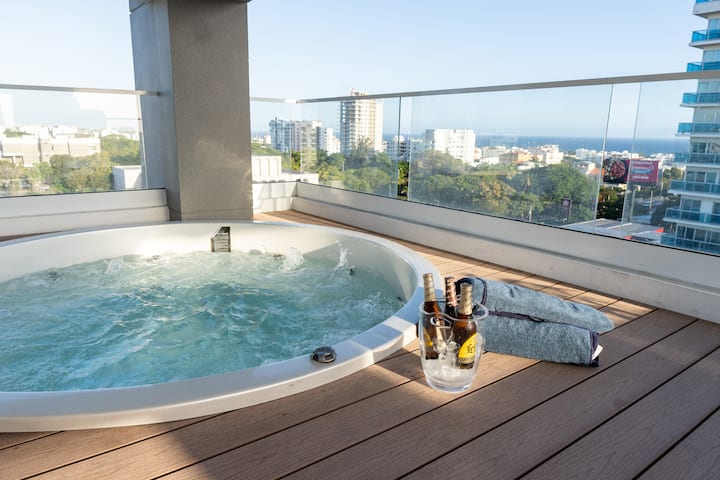 Jacuzzi, Parking, Bbq & Gym, 2 Br Apartment - Santo Domingo