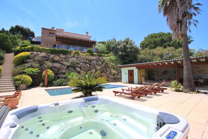 Villa Avec Spa ,Piscine -Vistaverdecostabrava - Platja d'Aro