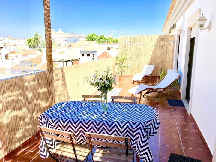 Homerez - Appartement For 4 Ppl. With Sea View, Terrace And Balcony At Tavira - Santa Luzia