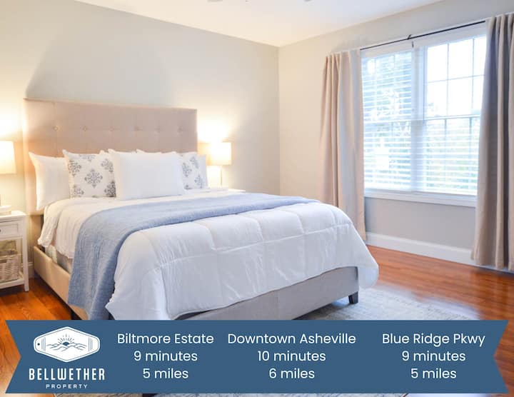 New* Comfy And Stylish Home |Mins To Dt| Sleeps 10 - Asheville, NC