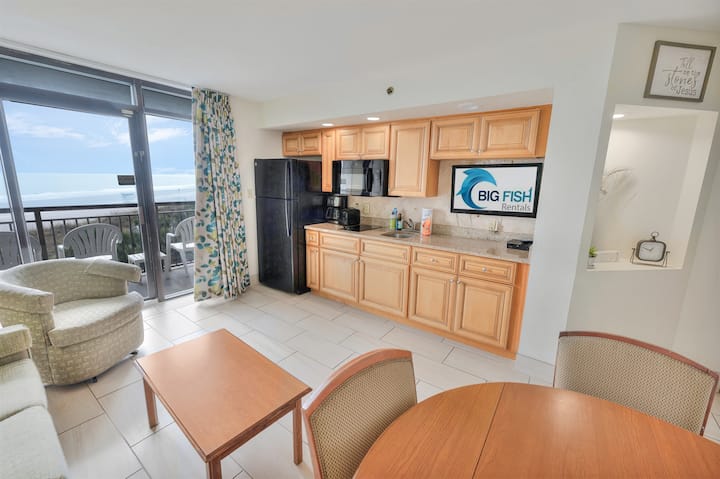 Oceanfront Condo With Pools & Balcony