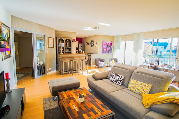 -Dalia- Appartement Centre-ville-terrasse-parking - Concarneau