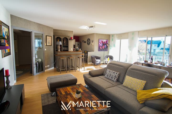 -Dalia- Appartement Centre-ville-terrasse-parking - Concarneau