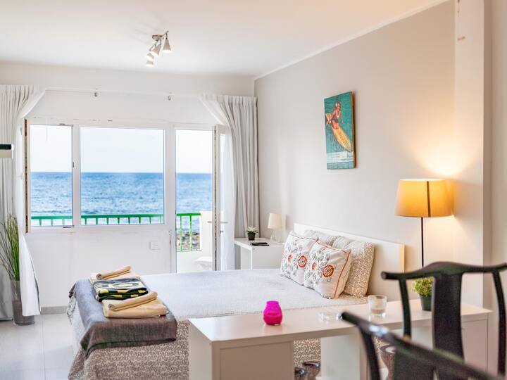 Weybeach3 Ocean Frontline,sea View,private Terrace - Lanzarote