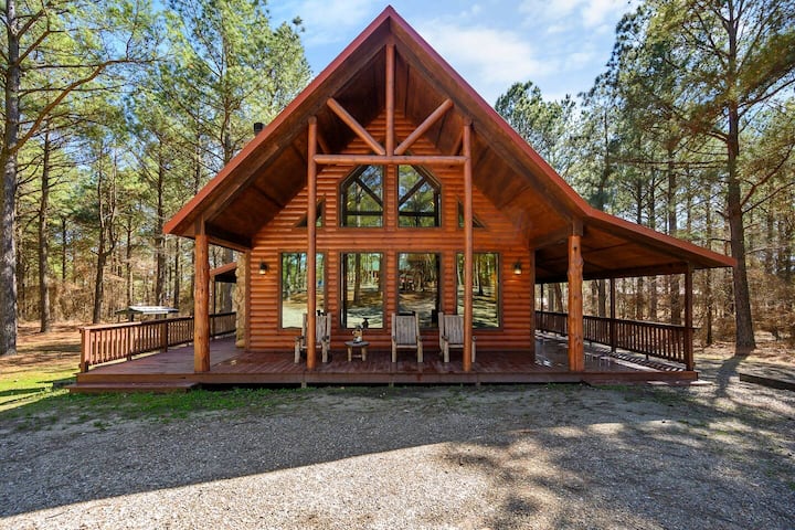 Family Friendly Cabin With 2 Bed+bunk Beds - Hochatown, OK