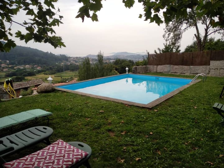 Villa Luxueuse à Nande Avec Piscine Privée - Baiona