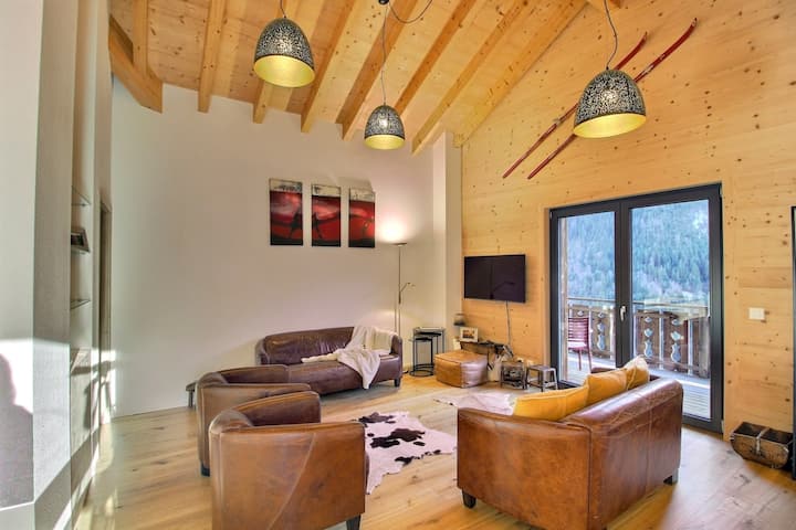 Penthouse - Terrasse - Vue Splendide - Source 24 - Champéry