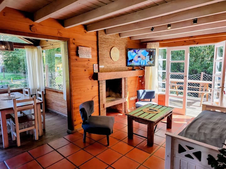 Cabaña Soñada Con Vista Al Arroyo Y Al Jardín Sma - San Martin de los Andes