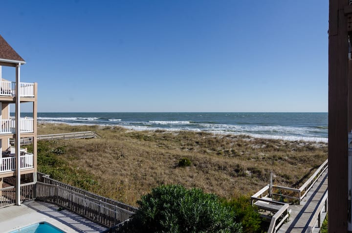 Ocean Front Condo W View From Every Window! - C228 - Carolina Beach, NC