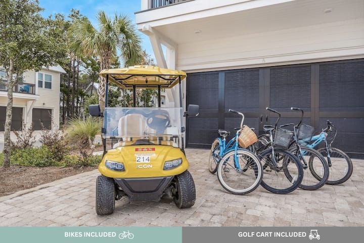 Feeling Tip Sea | Golf Cart | Bikes | Prominence - Rosemary Beach, FL