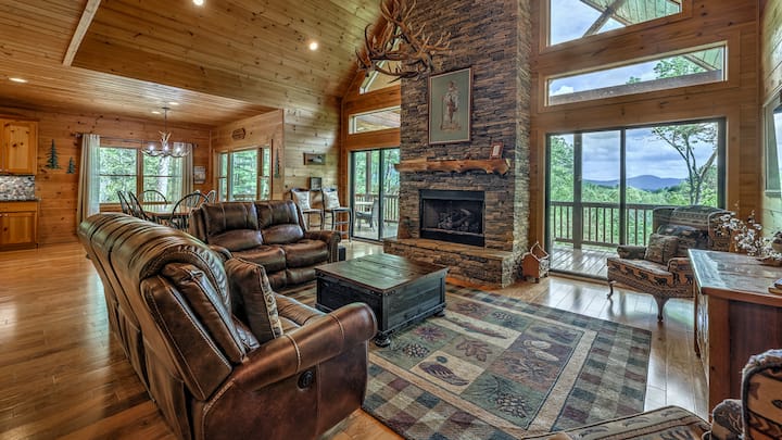Rudys Retreat- Mtn View, Pets Ok, Air Hockey+more! - Ellijay