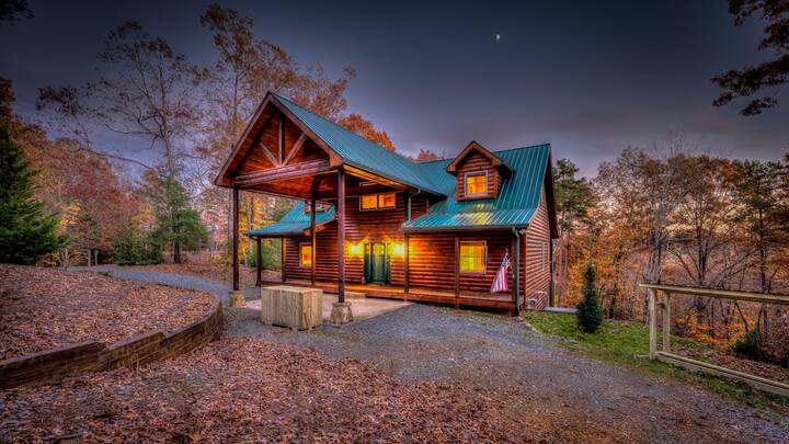 Rudys Retreat- Mtn View, Pets Ok, Air Hockey+more! - Ellijay, GA