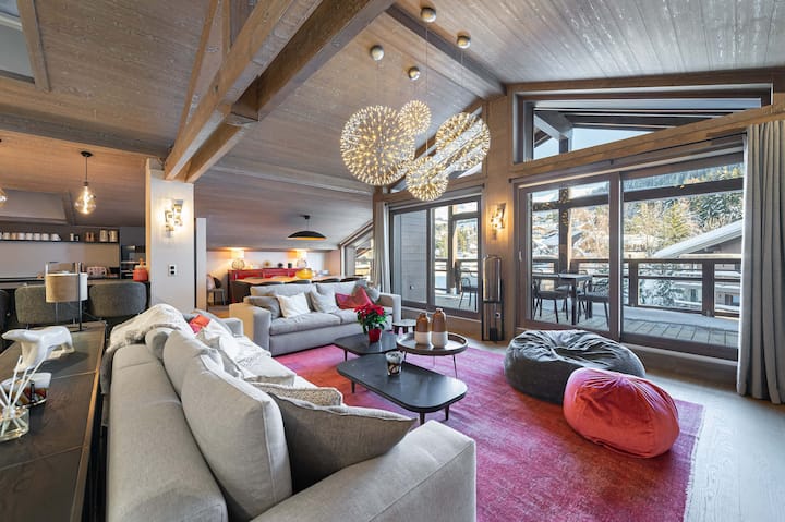 Penthouse Avec Jacuzzi - Megève