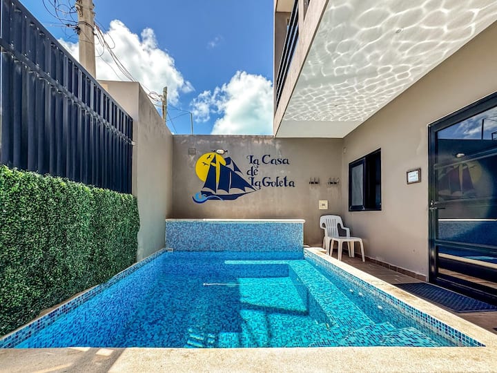 Steps From Ocean With Pool! - Isla Mujeres