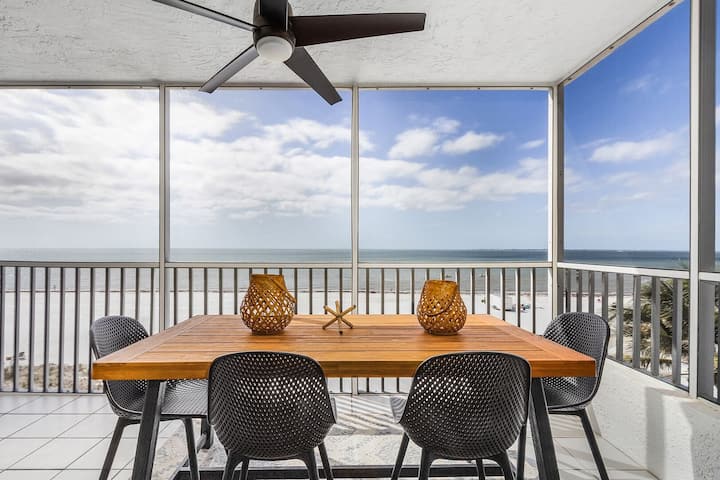 3rd Floor Gulf-front Retreat | 180° Views & Pool - Lover's Key State Park, Fort Myers Beach
