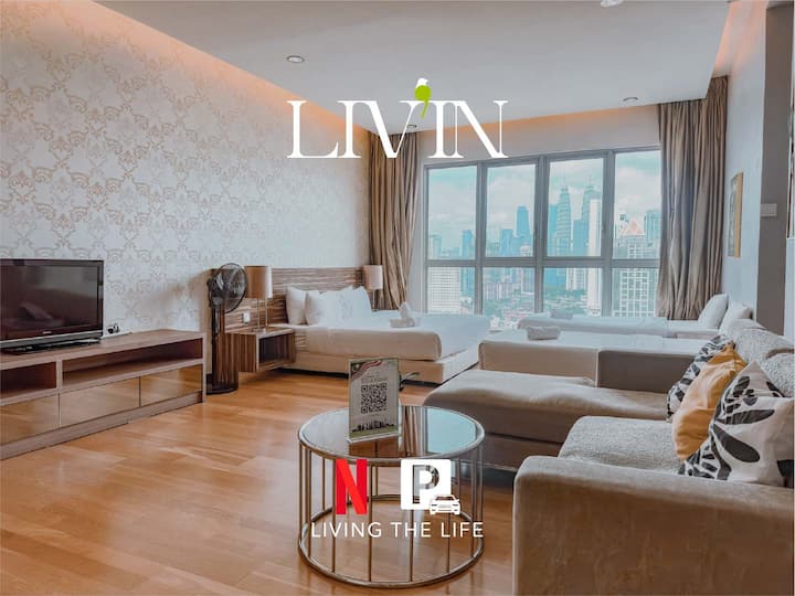44 Klcc View 2bed Family Studio With Klcc Viewpool - Kuala Lumpur