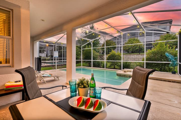 Heated Pool, Game Room, Lazy River, Waterpark - Davenport, FL