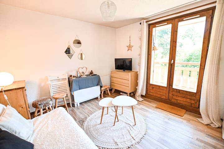 Studio Style Chalet Proche Des Pistes - Lac des Evettes