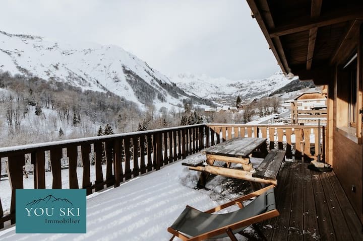 B07 - Chalet En Bois De 3 Chambres Pour 7 Personne - Saint-Jean-d'Arves